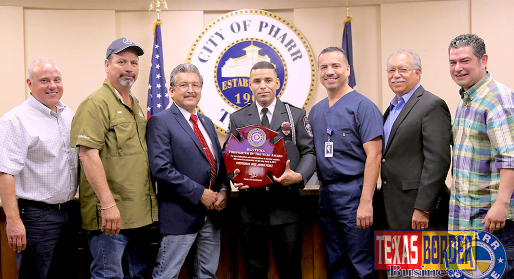 Pharr Firefighter Named "Firefighter of the Year" - Texas Border Business