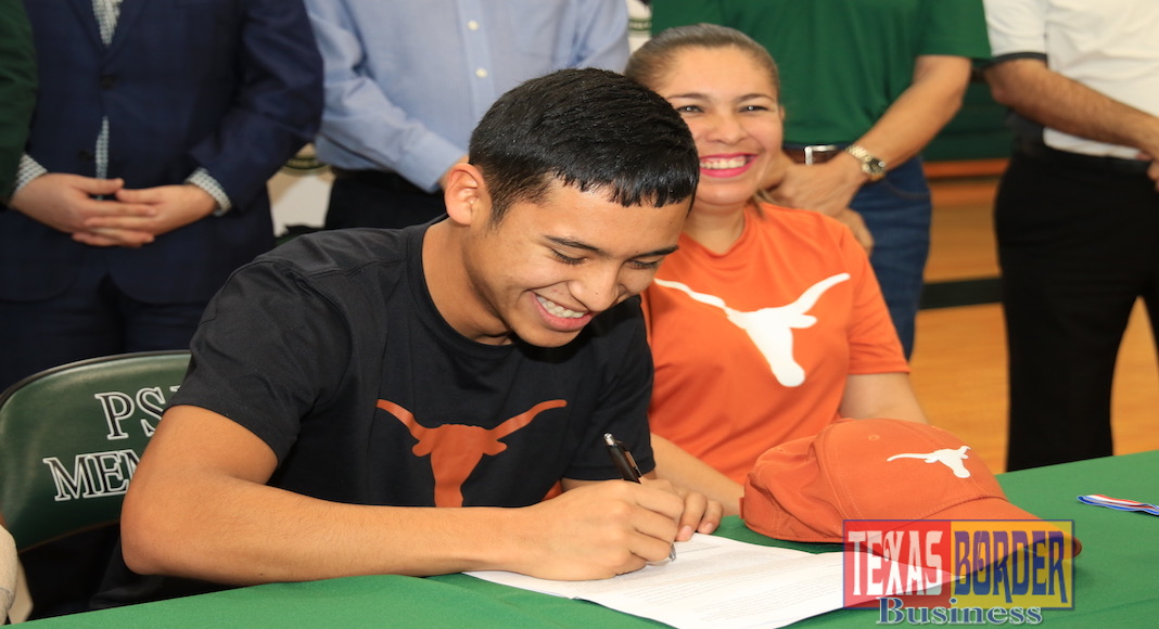 PSJA Memorial Cross-Country Athlete Cruz Gomez signs with UT-Austin ...