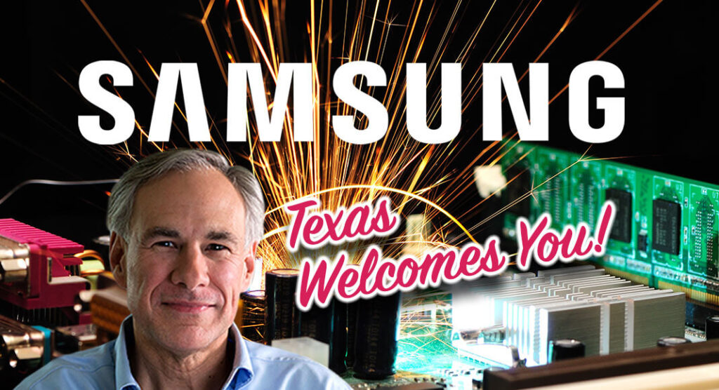 $17 Billion Samsung Manufacturing Facility Coming to Taylor - Texas ...
