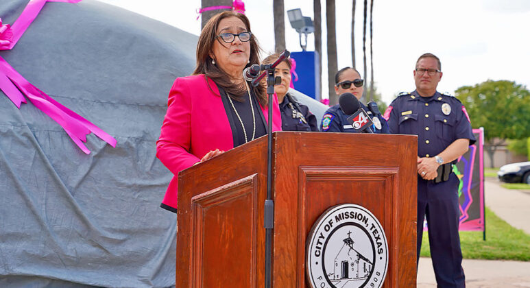 Mission Police Department Unveiling of Pink Police Unit - Texas Border ...