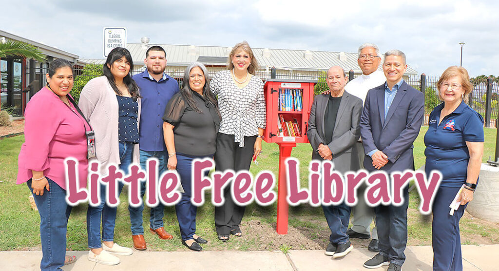 Little Free Library Unveiled at Pct. 4 Endowment Center - Texas Border ...