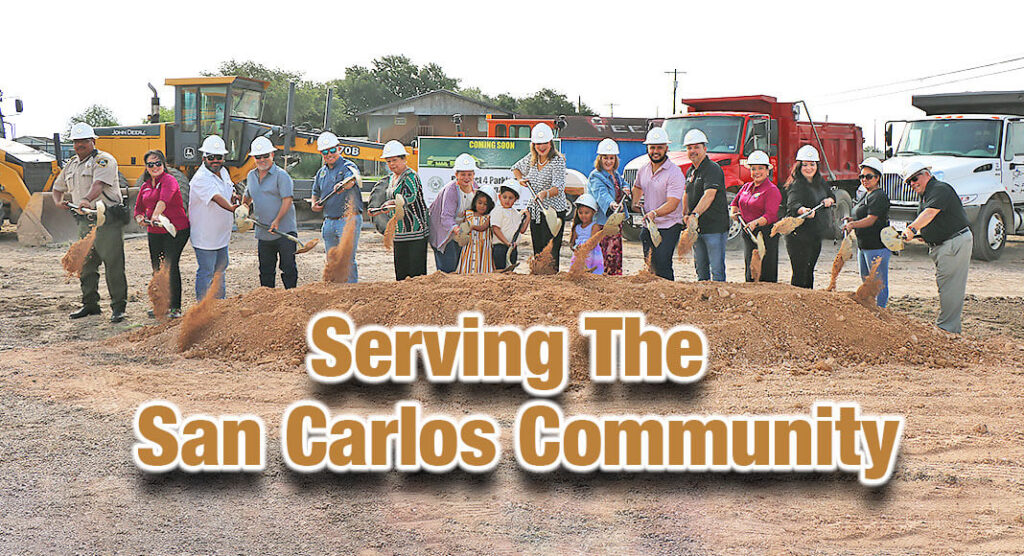 Breaking Ground on Parking Lot Improvements in San Carlos Plaza - Texas ...