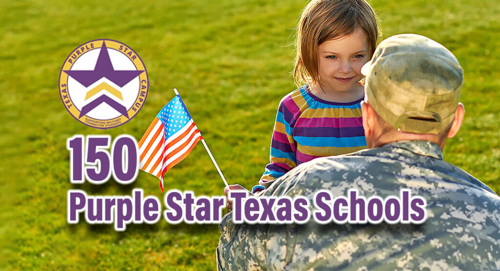 Purple Star Campus Designations for 150 Texas Schools - Texas Border ...