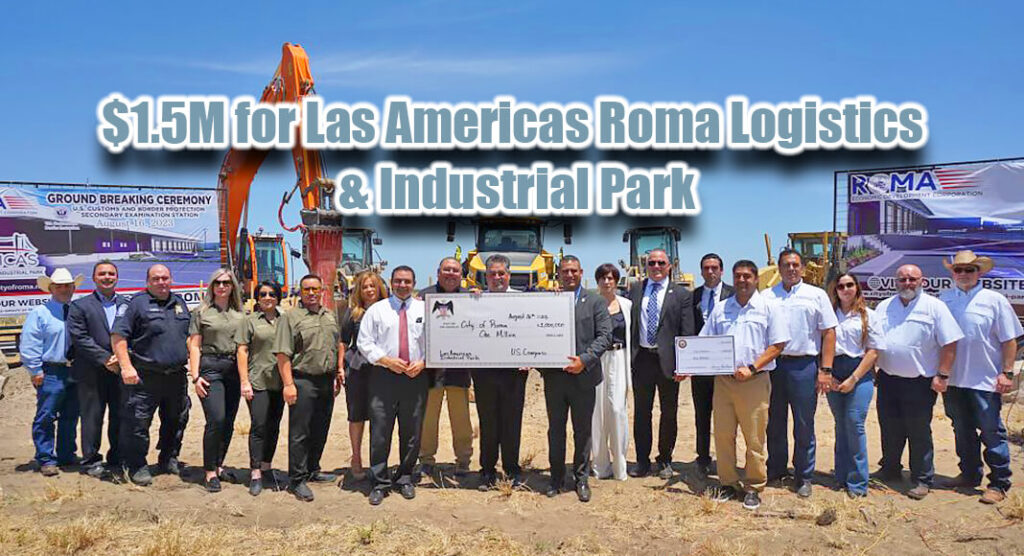 $1.5M for Las Americas Roma Logistics & Industrial Park - Texas Border Business