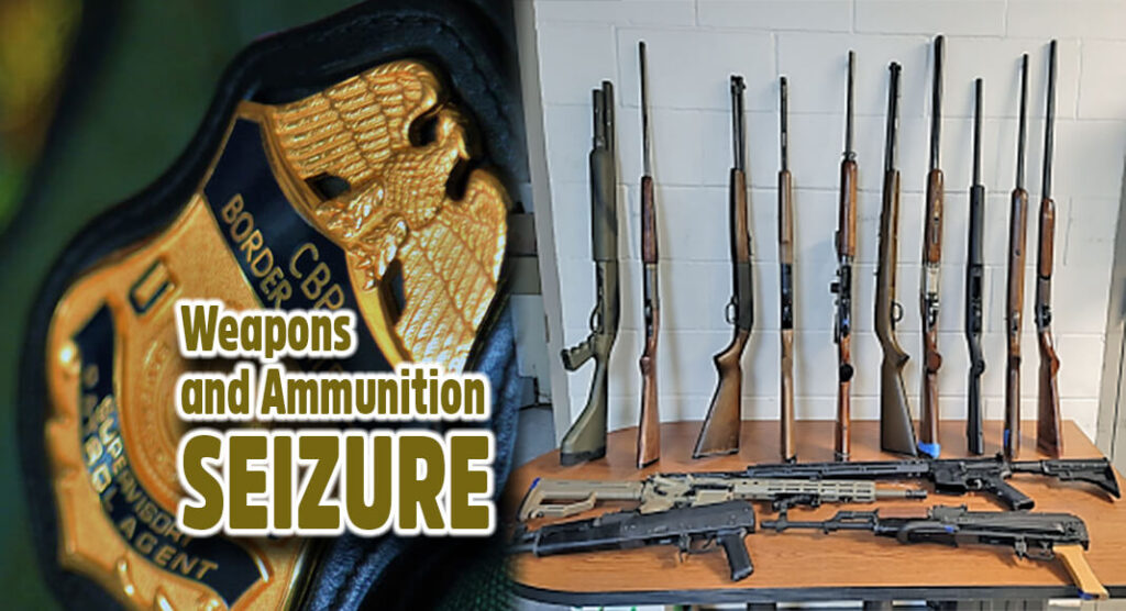 CBP Officers Seize 22 Weapons, 22 Magazines, 1,480 Rounds of Ammunition ...