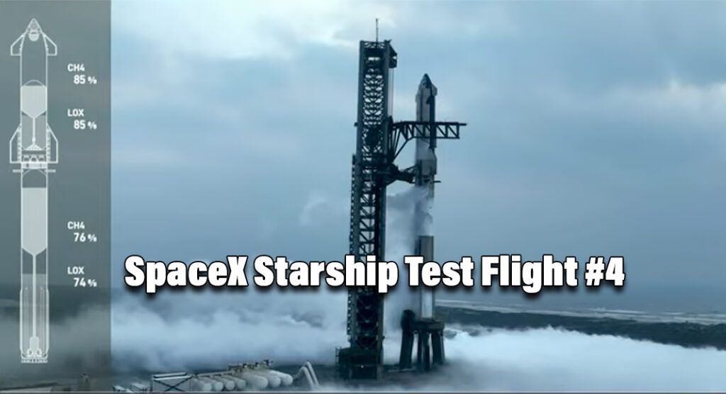 Watch, As SpaceX Launches Starship/Super Heavy Booster on Fourth Test ...