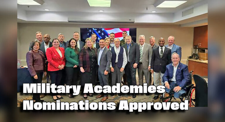 Nominations to Nation’s Distinguished Military Academies Approved ...