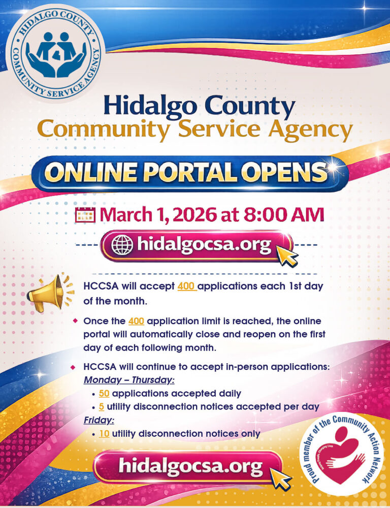 Online Utility Assistance Portal Returns March 1 for Hidalgo County ...